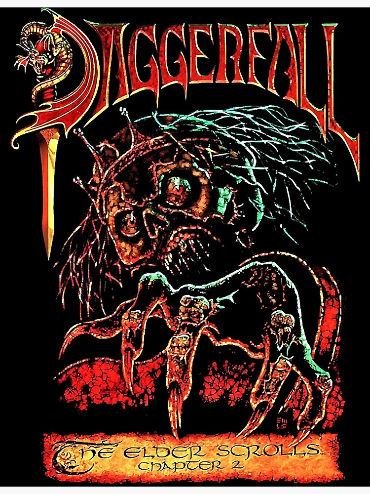 "Official Merchandise of Daggerfall Classic T-Shirt" Poster for Sale by ...