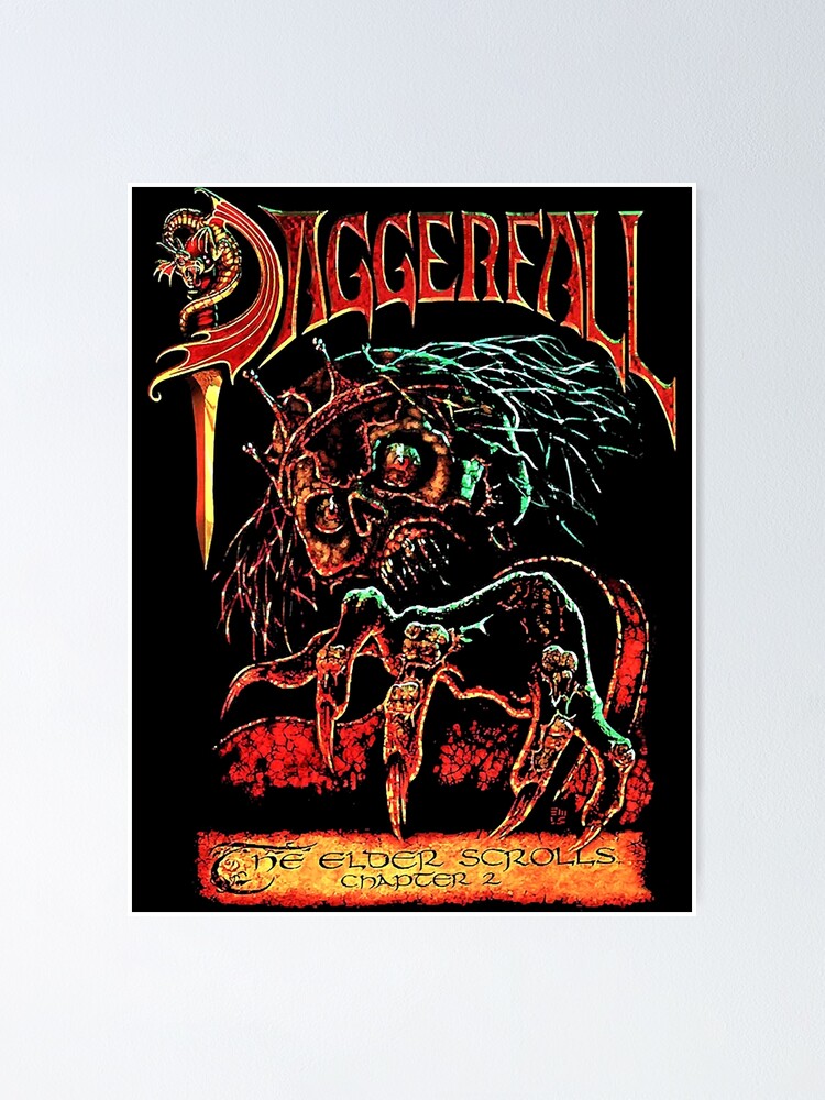 "Official Merchandise of Daggerfall Classic T-Shirt" Poster for Sale by ...