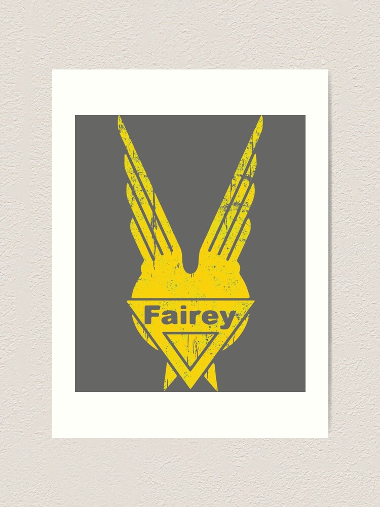"Fairey Aviation Company WW2 LOGO" Art Print for Sale by DanutagBianchi ...