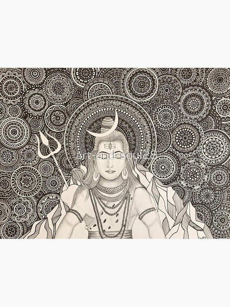 "Lord Shiva" Sticker for Sale by art-and-soul28 | Redbubble