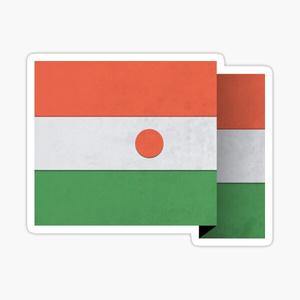 "Niger" Sticker for Sale by FlatFlags | Redbubble