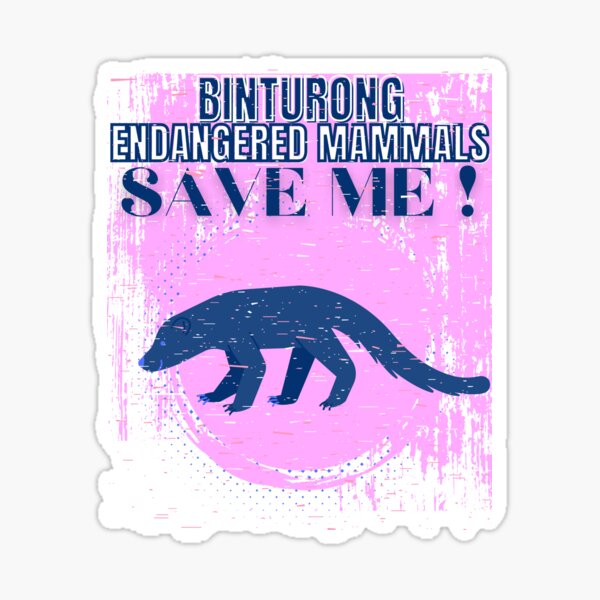 " Binturong" Sticker for Sale by yassooarts | Redbubble