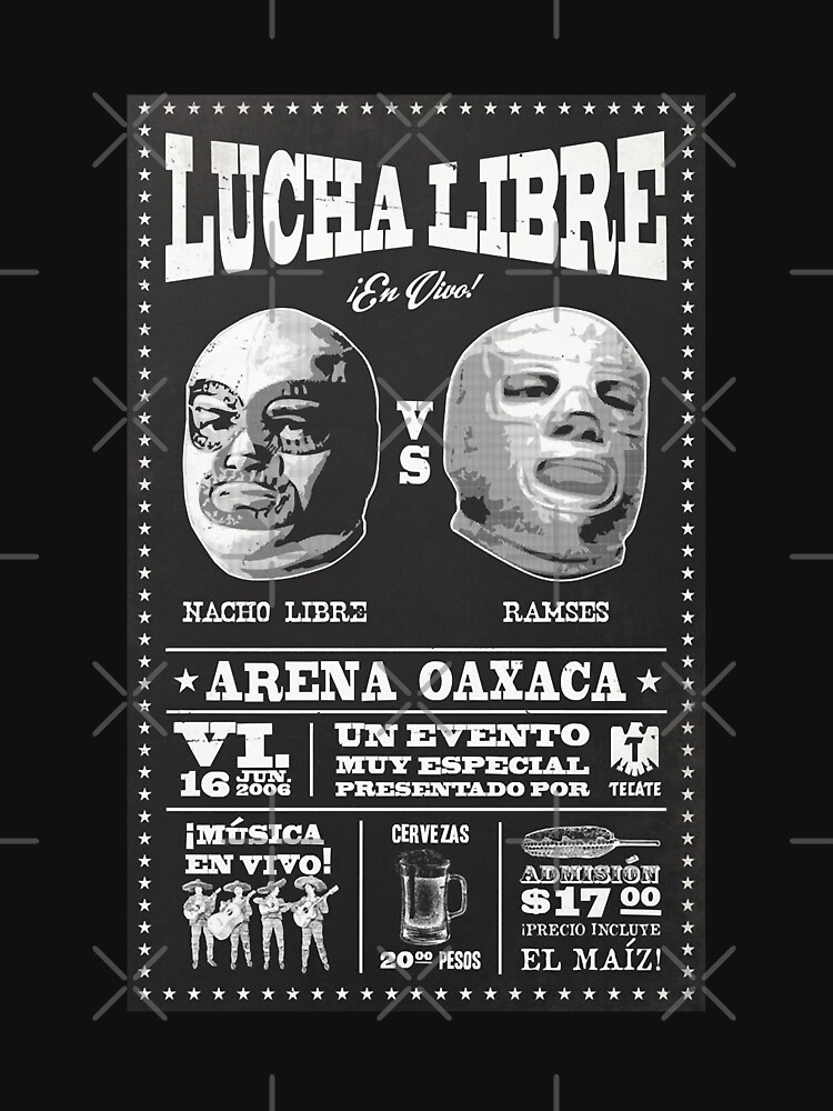 "Poster Nacho Libre Funny Gifts Men.png" T-shirt for Sale by ...