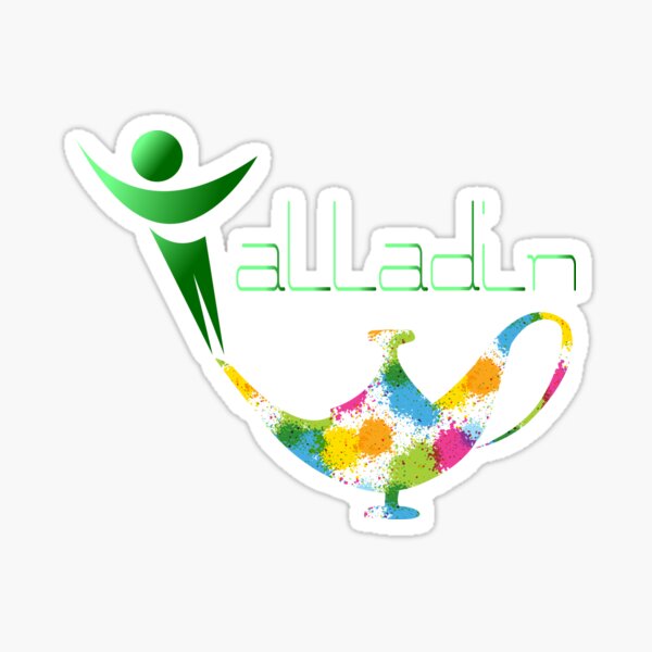"Aladdin design magic" Sticker for Sale by shahdesigner | Redbubble