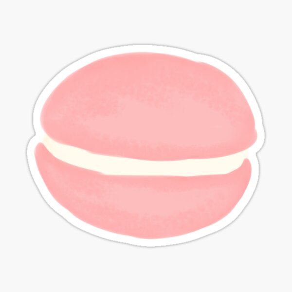 "pink macaron" Sticker for Sale by Acloudinsun | Redbubble