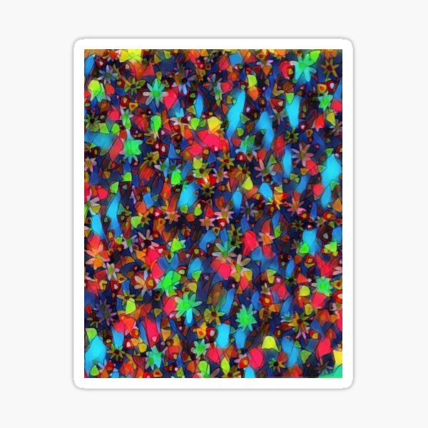 "3 Lovely blue Flower collage garden lady dress" Sticker for Sale by ...