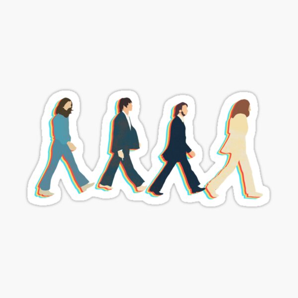"abbey road Classic" Sticker for Sale by RuthgGallo | Redbubble