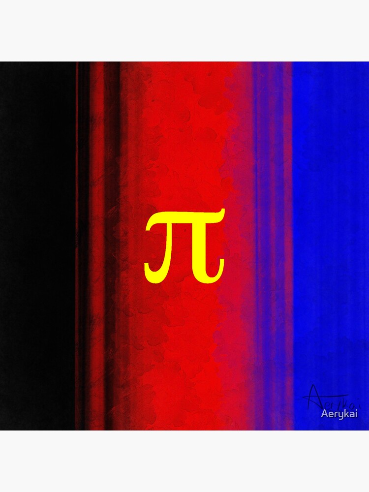 "Polyam Pride Flag with Pi Symbol" Sticker for Sale by Aerykai | Redbubble