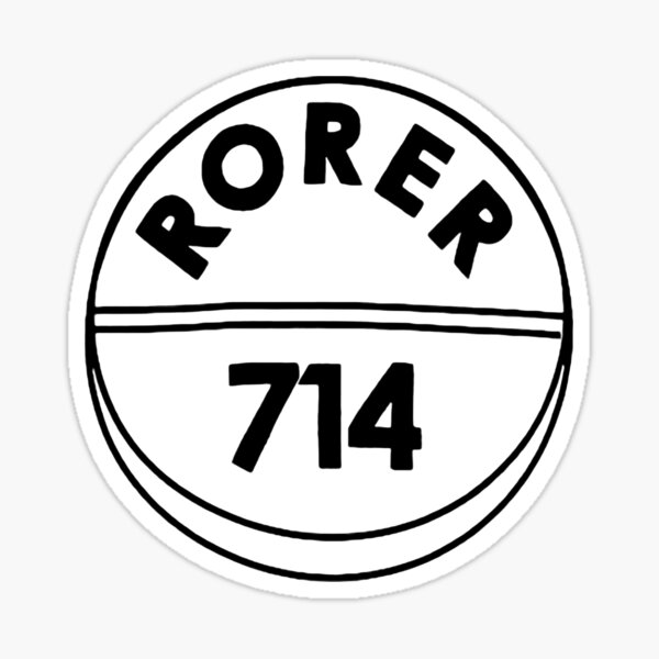 "RORER 714" Sticker for Sale by autonomy | Redbubble