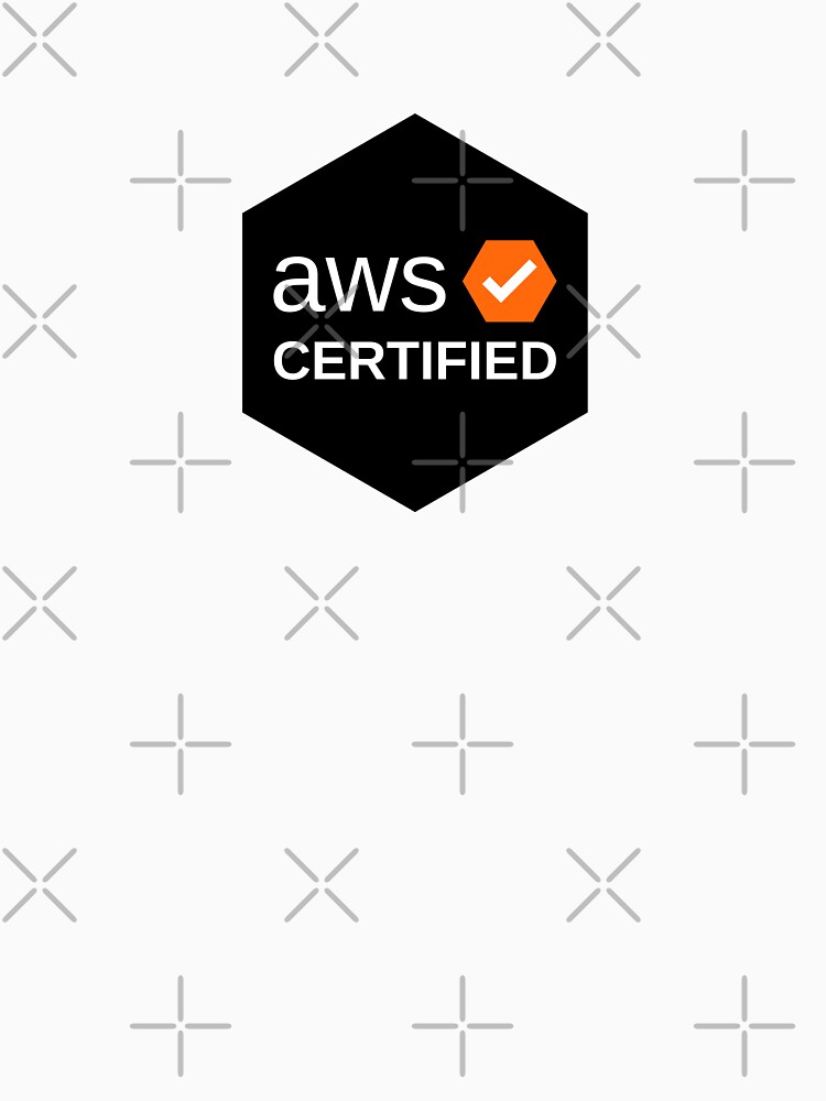 "AWS Certified Black" T-shirt for Sale by tshirtsandme | Redbubble ...