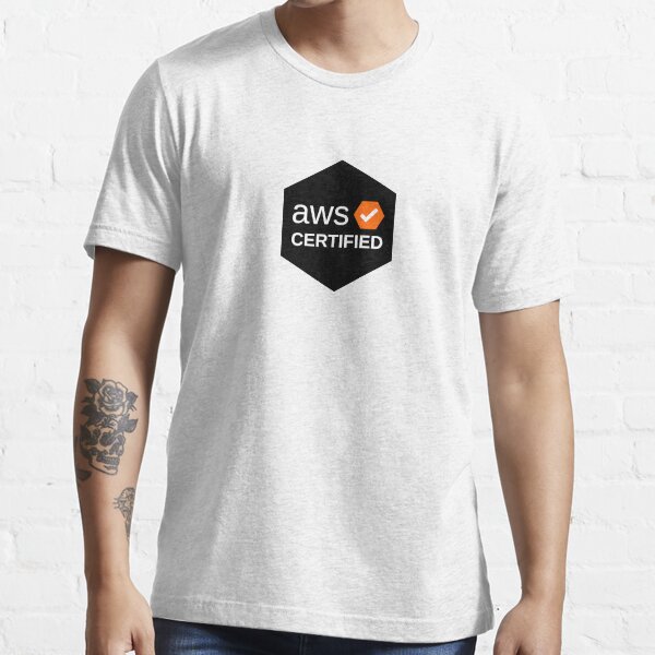 "AWS Certified Black" T-shirt for Sale by tshirtsandme | Redbubble ...