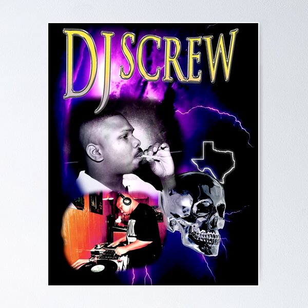 "Dj Screw" Poster for Sale by KENNESTORE | Redbubble