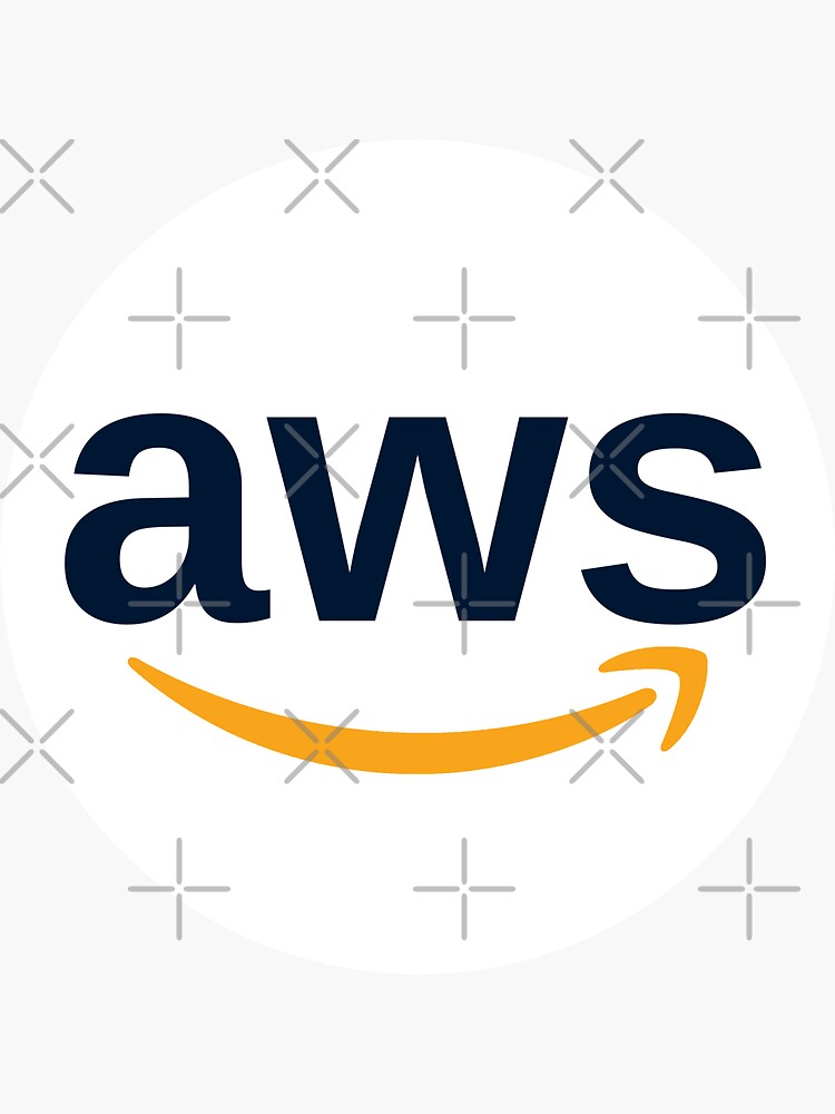 "AWS white badge" Sticker for Sale by tshirtsandme | Redbubble