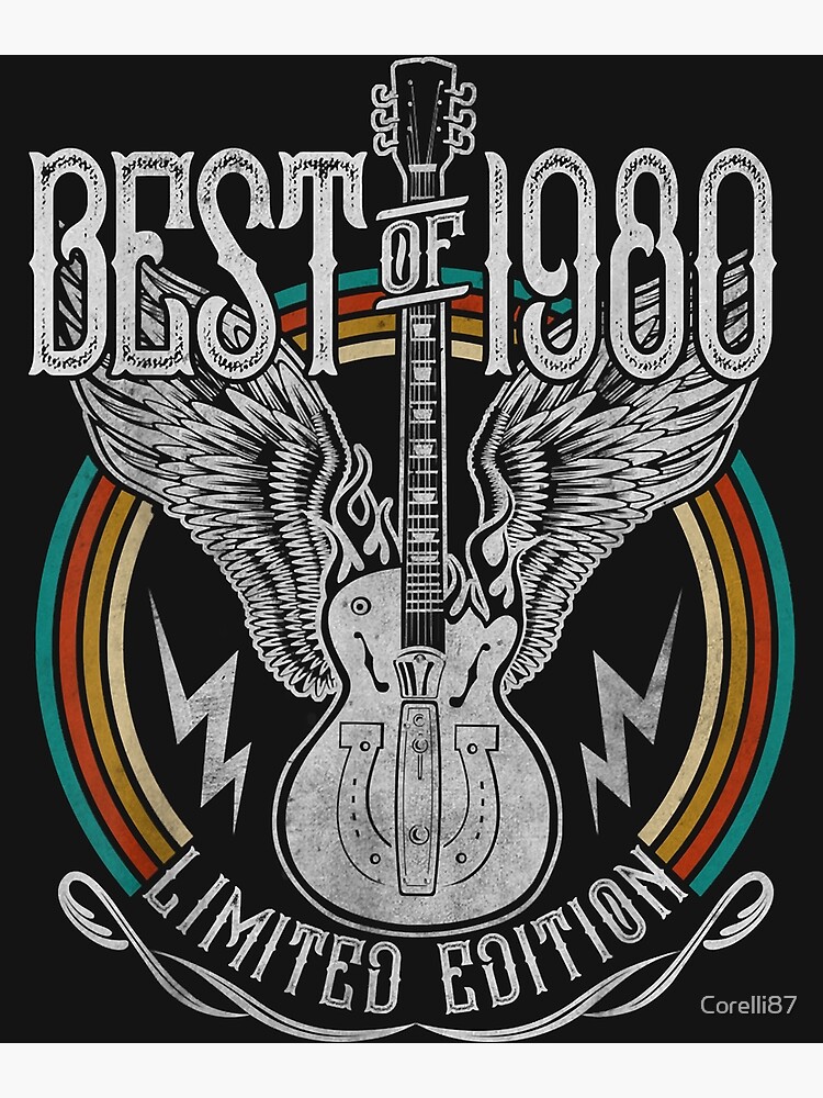 "Best of 1980 Limited Edition 42nd Birthday 42 Years Old" Poster for ...