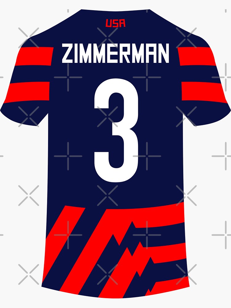 "Walker Zimmerman - USA" Sticker by OnTargetSports | Redbubble
