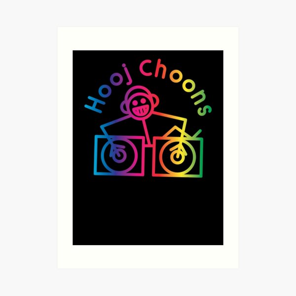 "Hooj Choons Records Rainbow Pride Logo" Art Print for Sale by ...