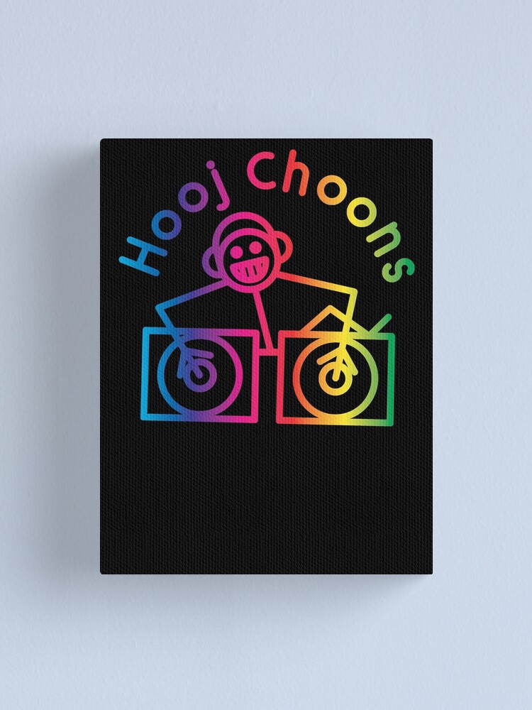 "Hooj Choons Records Rainbow Pride Logo" Canvas Print for Sale by ...