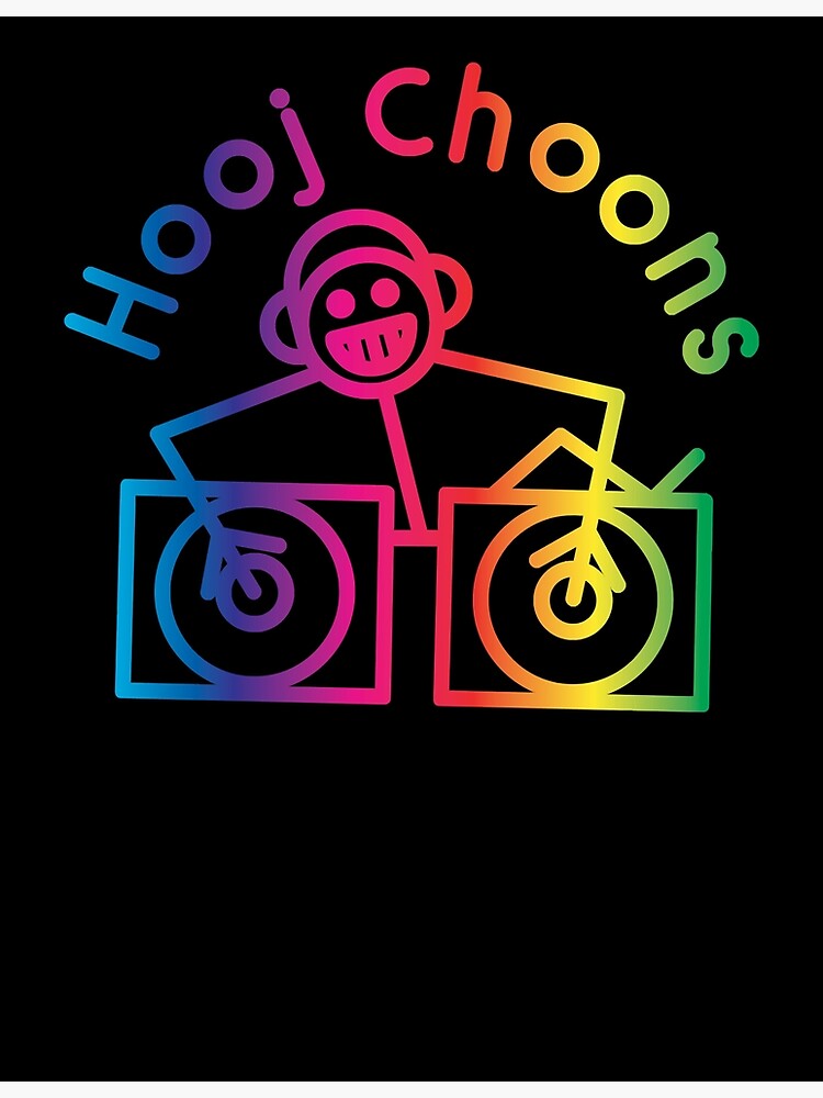 "Hooj Choons Records Rainbow Pride Logo" Canvas Print for Sale by ...