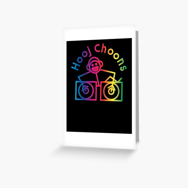 "Hooj Choons Records Rainbow Pride Logo" Greeting Card by PersonPen68 ...