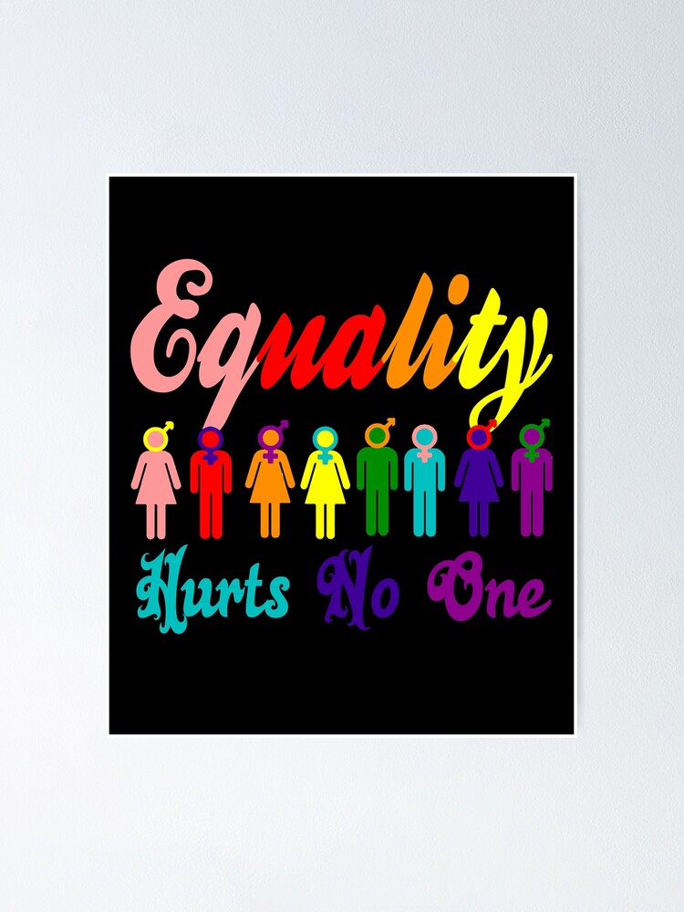 "Equality Hurts No One Funny Equal Rights Gay Pride Trans Pride Gift ...