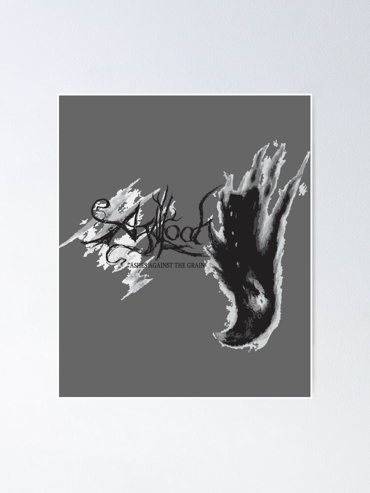 "Agalloch - Ashes Against the Grain v1 Baseball ¾ Sleeve" Poster for ...