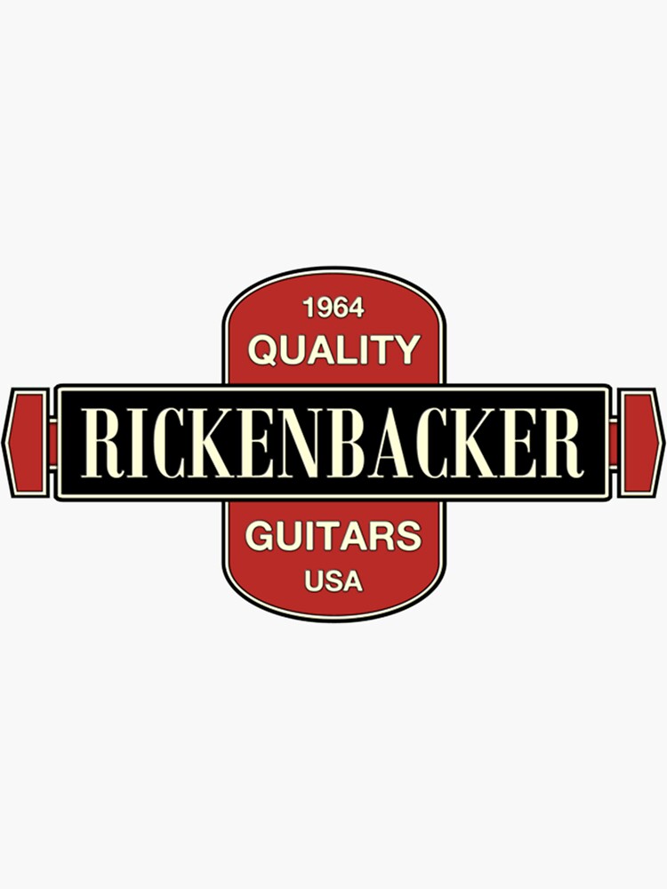 "Vintage Rickenbacker Guitars 1964 Essential" Sticker for Sale by ...