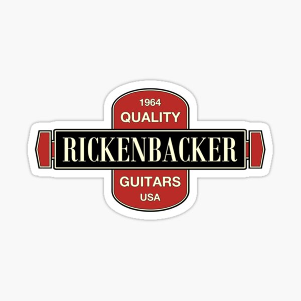 "Vintage Rickenbacker Guitars 1964 Essential" Sticker for Sale by ...