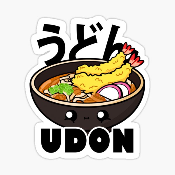 "Cute Cartoon Udon || Noodles || Kawaii" Sticker for Sale by ...