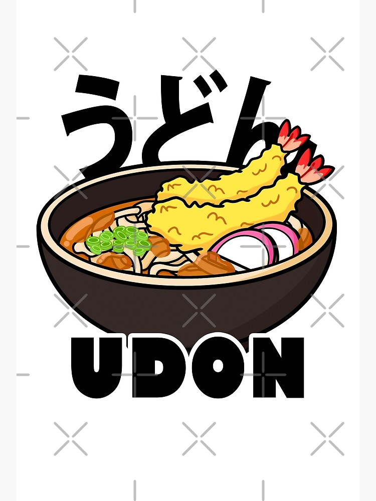 "Cute Cartoon Udon || Noodles || Kawaii" Poster for Sale by ...
