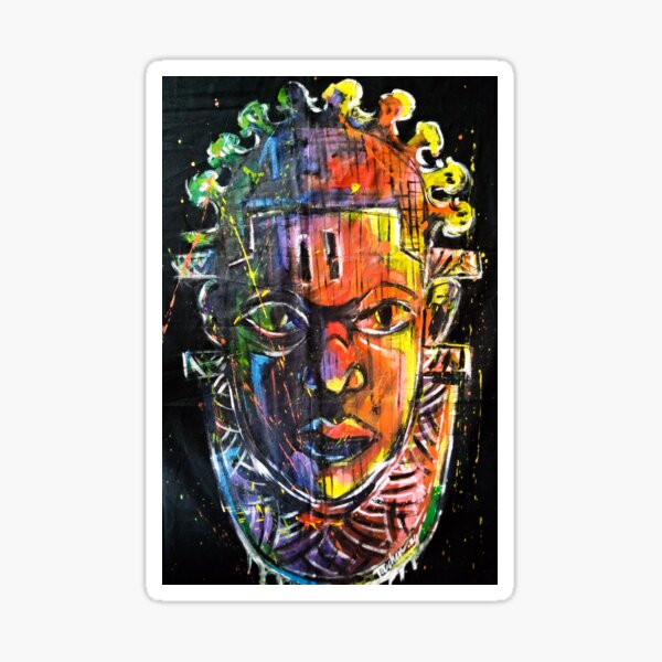 "Festac 77 wearable art" Sticker for Sale by ArtofAlabi | Redbubble