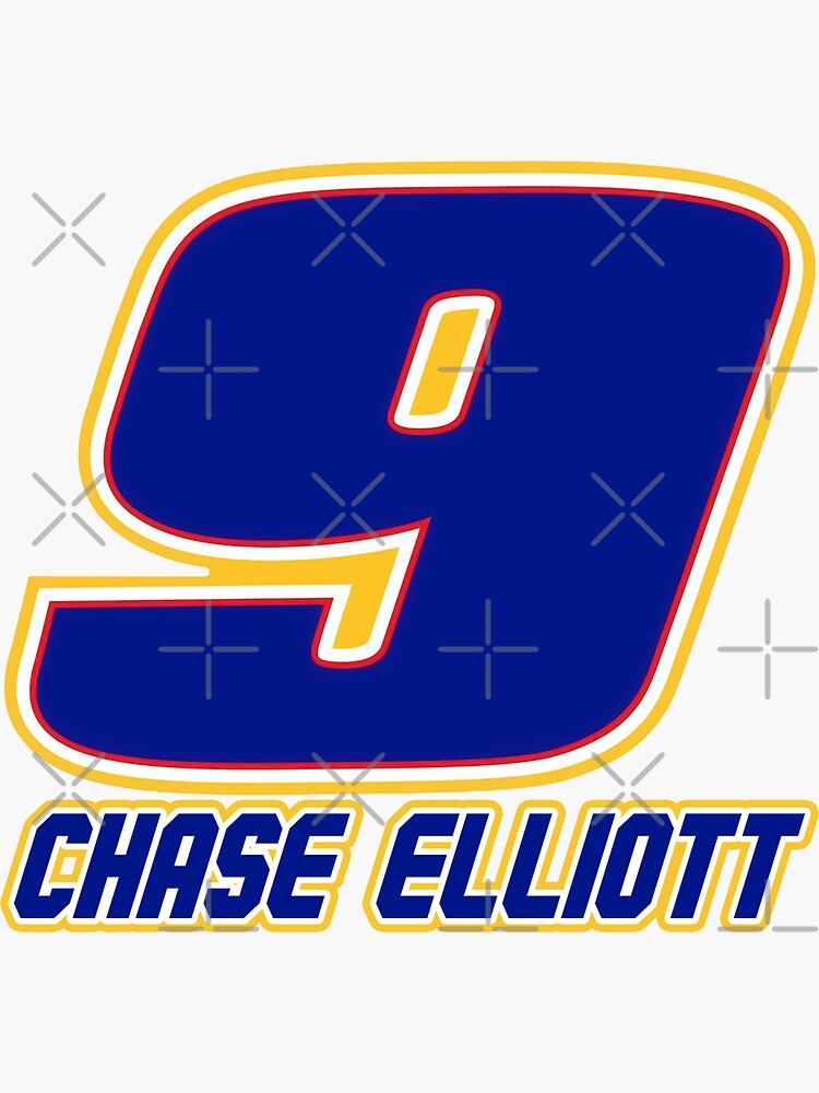 "Chase Elliott Nascar champion number 9" Sticker for Sale by heatshop ...