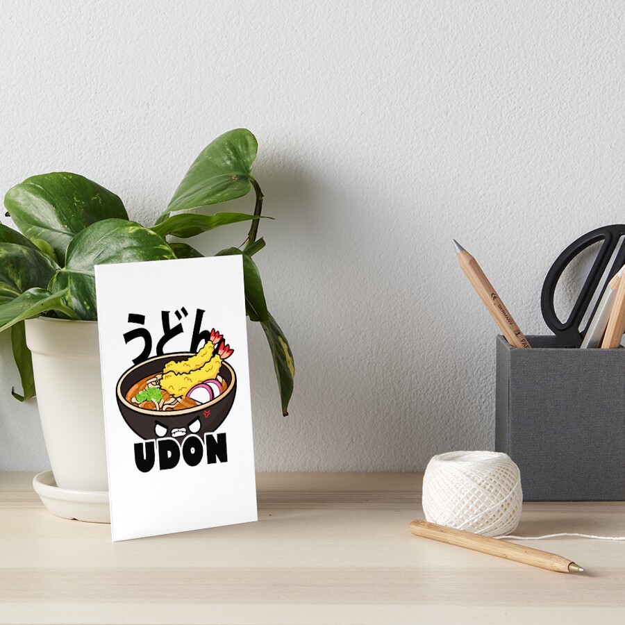 "Cute Cartoon Udon || Noodles || Kawaii" Art Board Print for Sale by ...