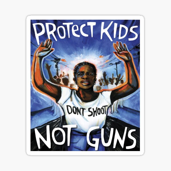 "stop gun violence - end gun violence - gun control" Sticker for Sale ...