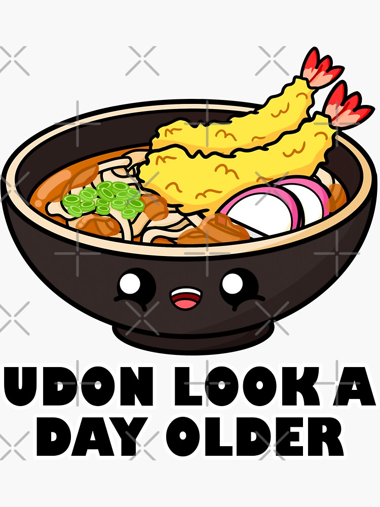 "Cute Cartoon Udon || Noodles || Kawaii" Sticker for Sale by ...