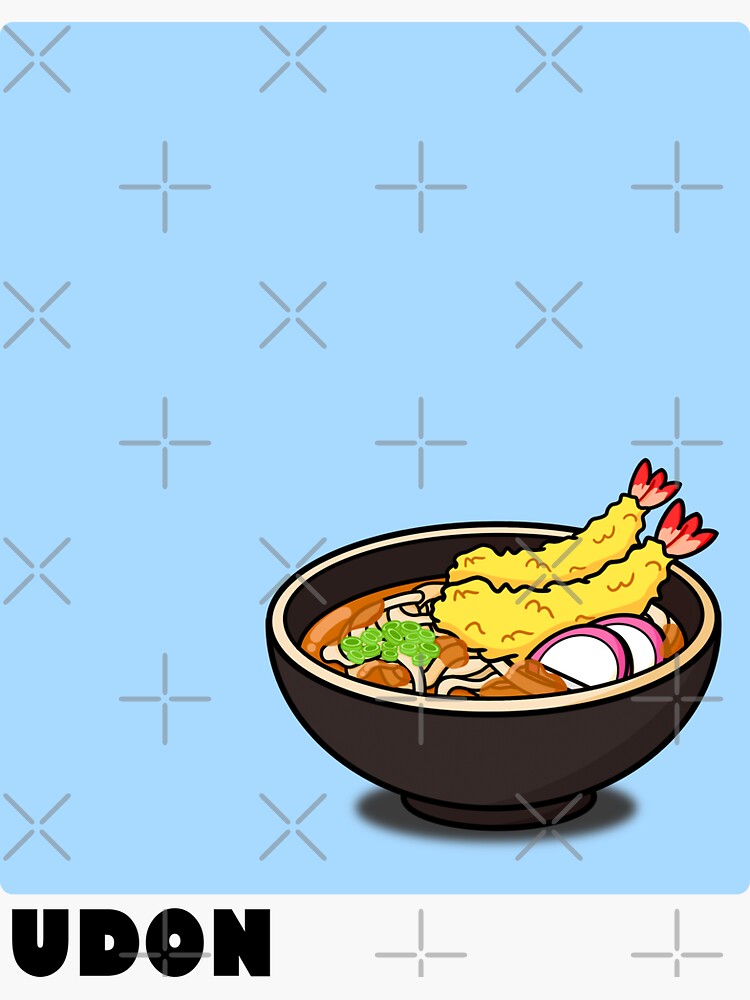 "Cute Cartoon Udon || Noodles || Kawaii" Sticker for Sale by ...