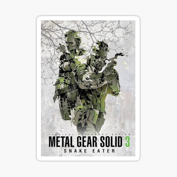 "Metal Gear Solid 3 poster" Sticker for Sale by kevinfelice | Redbubble