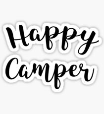Happy Camper: Stickers | Redbubble
