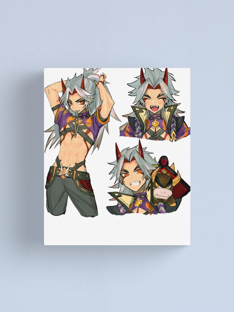 "Creation Top Boss Humor Arataki Itto - Genshin Impact - Pack Retro ...