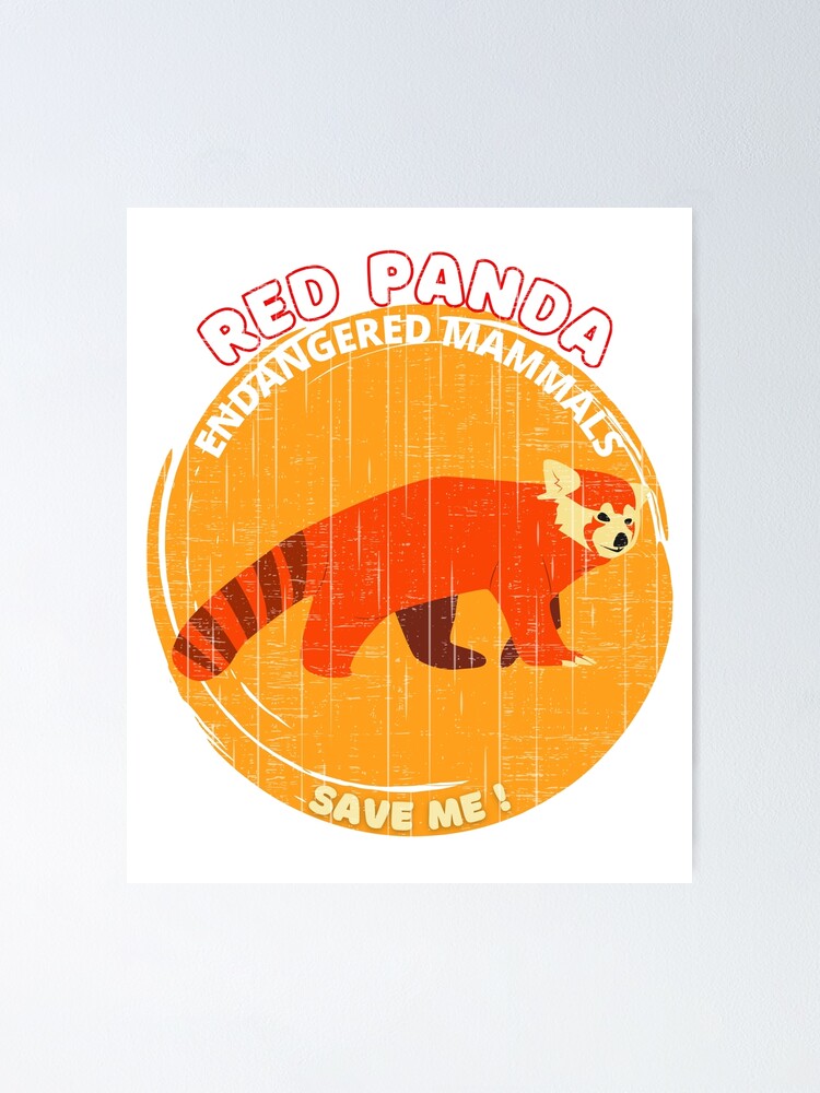 "Red Panda" Poster for Sale by yassooarts | Redbubble
