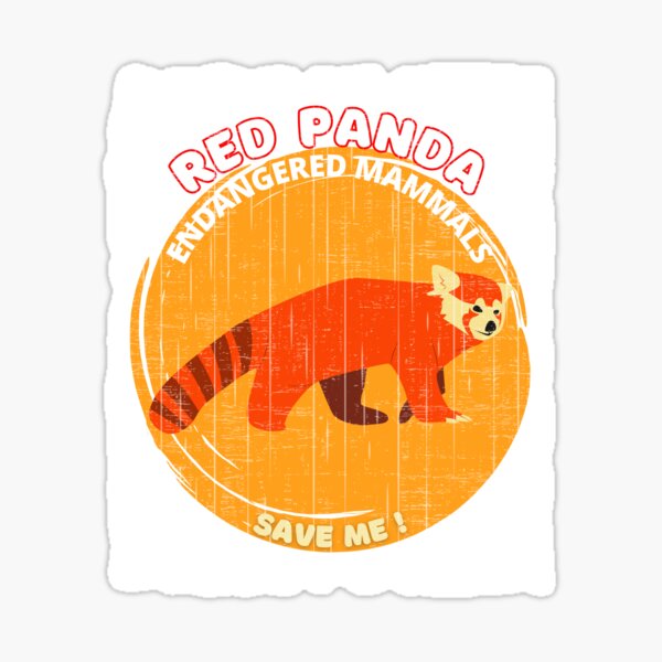 "Red Panda" Sticker for Sale by yassooarts | Redbubble
