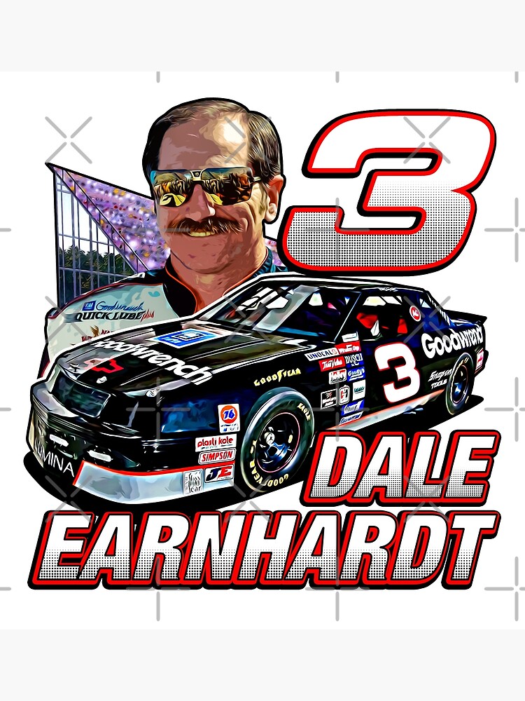 "Dale Earnhardt Nascar Legend number 3 vintage style " Photographic ...
