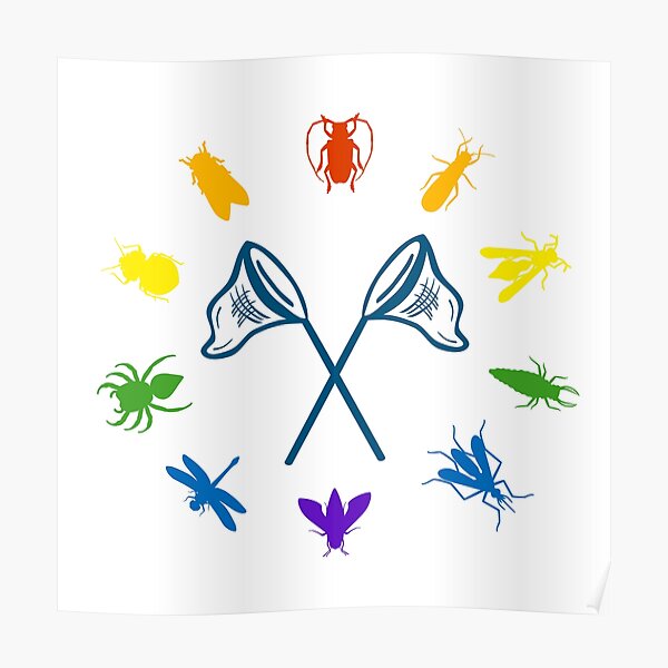 "Entomologist Pride!" Poster for Sale by Rachel-Skinner | Redbubble