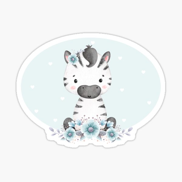 "Baby Zebra" Sticker for Sale by Craftpixsy | Redbubble