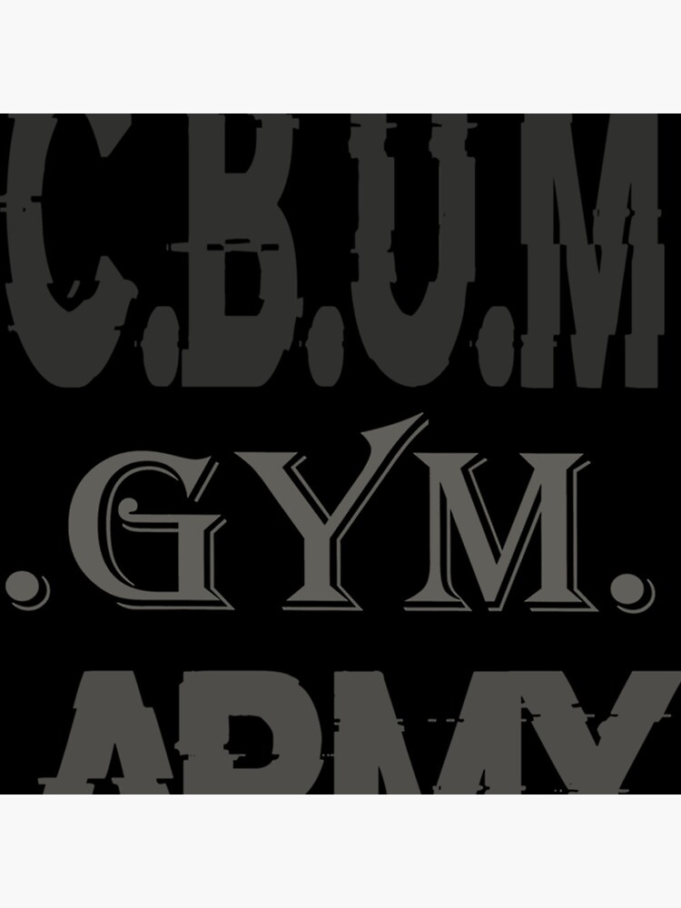 "Chris Bumstead Gym Motivation (CBUM GYM ARMY) Es" Pin for Sale by ...