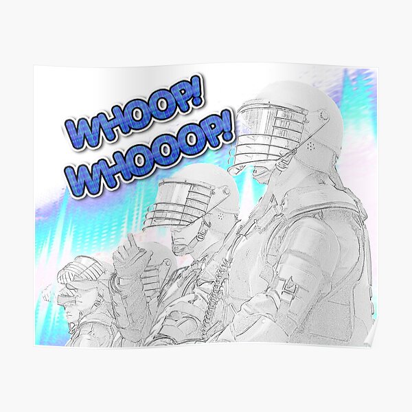 "Whoop Whoop! Sound of Da Police Riot Shirt" Poster for Sale by ...