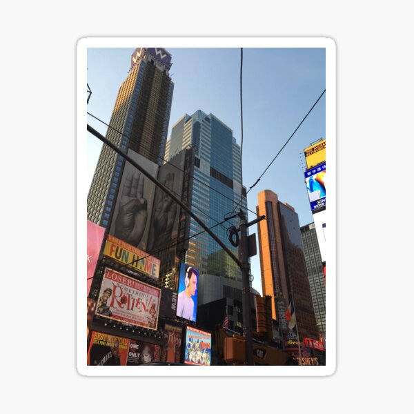 "Times Square, Manhattan, NYC " Sticker for Sale by eleonoraingrid ...