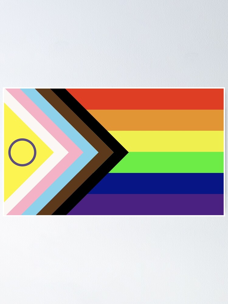 "Inclusive Progress Pride Flag " Poster for Sale by KinLost | Redbubble