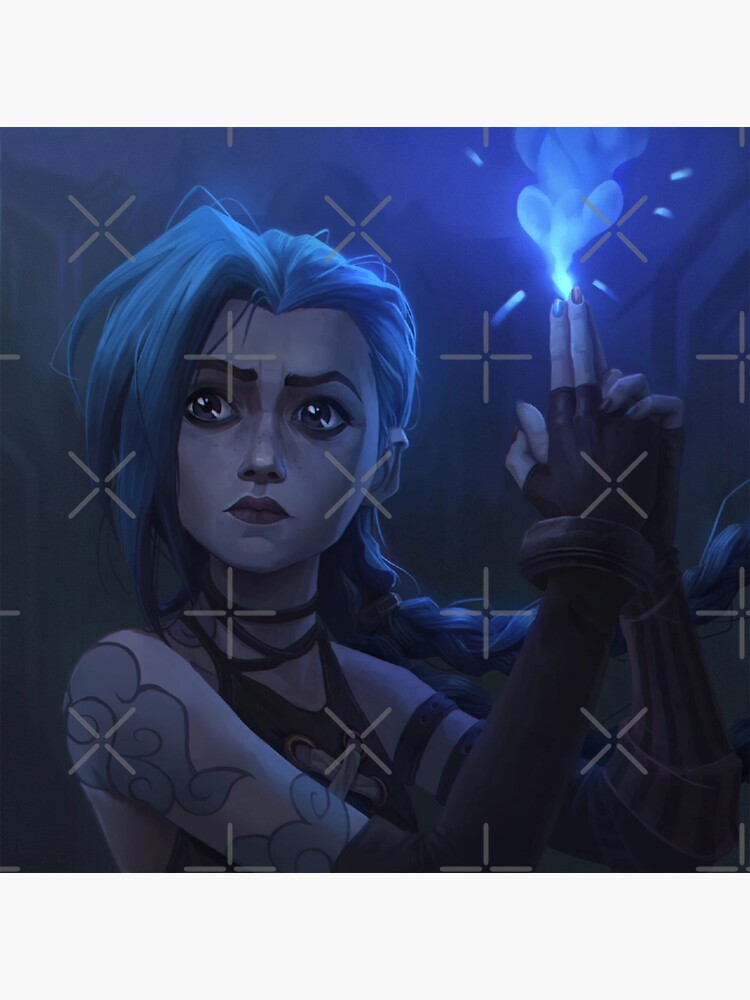 "Cute arcane jinx/powder" Sticker for Sale by flashonalt | Redbubble