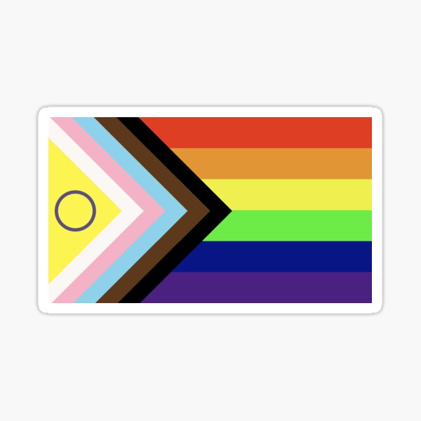 "Inclusive Progress Pride Flag " Sticker for Sale by KinLost | Redbubble