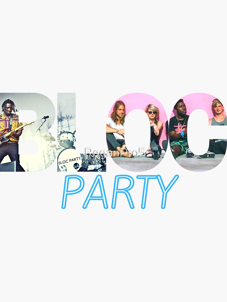 "Bloc Party classic t shirt | Bloc Party sticker" Sticker for Sale by ...